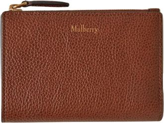 Mulberry Continental Bifold Zipped Wallet - - Accessories - Damen - Braun - ONE SIZE