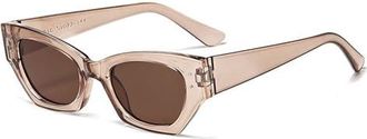 Generic Lunettes De Soleil Dextérieur À Petite Monture For Femmes Vacances For Hommes(Brown)