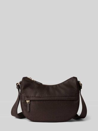 Borbonese Umh&auml;ngetasche mit Rei&szlig;verschlussfach Modell SMALL LUNA BAG