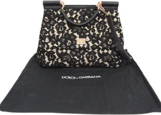 Dolce & Gabbana Pre-owned Sac port&eacute; &eacute;paule Sicily Bb4382 - Femme - Pre-owned - Noir - Taille: ONE Size