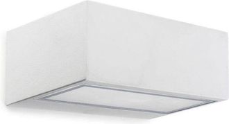 Leds - C4 Nemesis Aluminium - Applique murale dext&eacute;rieur &agrave; 1 lumi&egrave;re blanche IP44 - Leds-c4