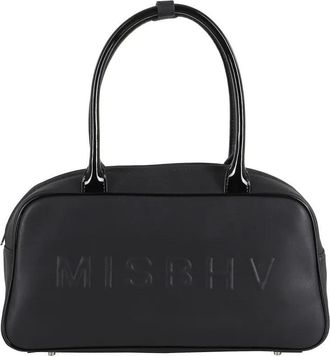 Misbhv Hobo Bags - Smooth Black Leather Misbhv London Bag - Gr. unisize - in Schwarz - f&uuml;r Damen