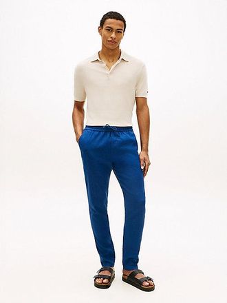 Tommy Hilfiger Chino fusel&eacute; Harlem en lin m&eacute;lang&eacute;