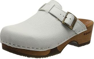 Woody Woody Femme Manu Sabot, Blanc, 34.5 EU
