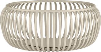 Blomus LITO- Bowl | Obstschale aus hochwertigem Stahl | Dekoschale mit Streben in Nomad | Größe S | 8H Ø 20 cm