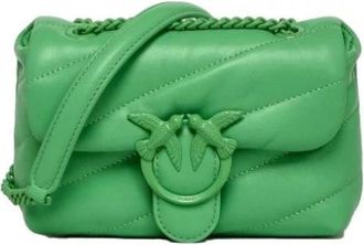 Pinko Pinko, Femme, Sacs, Vert, Taille: ONE Size Baby Love Bag Puff