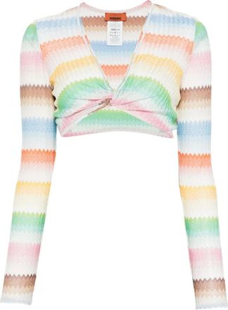 Missoni Femme, Pulls, Multicolore, Taille: 38 FR Haut Multicolore