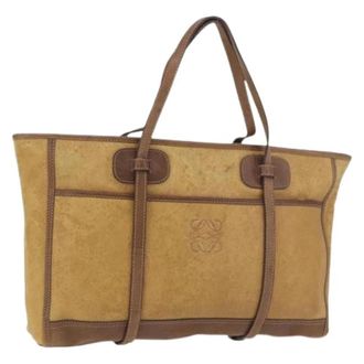 Loewe Pre-owned Canvas Tote Bag - - Pre-owned - Damen - Beige - ONE SIZE