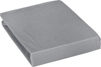 Toison d'Or Matratzenschoner Duo aus Jersey Tencel, einfarbig, 120 cm x 190 cm, silberfarben