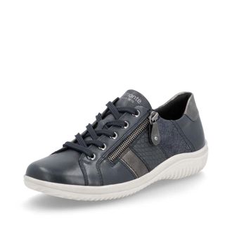 Remonte Damen Low-Top Sneaker D1E00, Frauen Halbschuhe,lose Einlage,Freizeit,straßenschuhe,Strassenschuhe,Sportschuhe,Turnschuhe,blau Kombi (14),41 EU