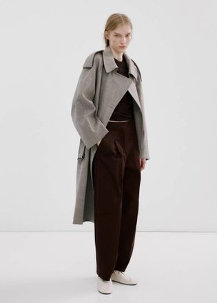 Mango Kurzarm-Strickjersey braun - Damen - XS - MANGO