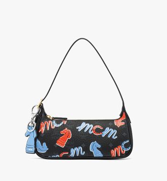 MCM Year of the Horse Aren Schultertasche in Visetos