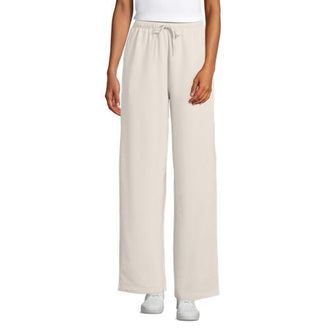 Lands End Jogginghose mit geradem Bein SERIOUS SWEATS, Damen, Gr&ouml;&szlig;e:44-46 regular, Beige, Baumwoll-Mischung/Polyester-Mischung, by Lands End