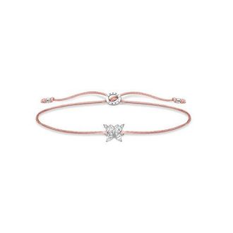 Thomas Sabo Little Secret LS117-401-19-L20V Bracelet en argent sterling 925 pour femme, 20 cm, Argent sterling Nylon, Pas de gemme