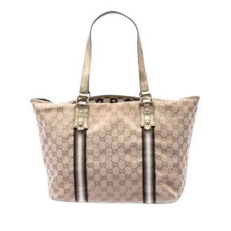 Gucci Sac fourre-tout en toile Pre-owned - Femme - Pre-owned - Beige - Taille: ONE Size
