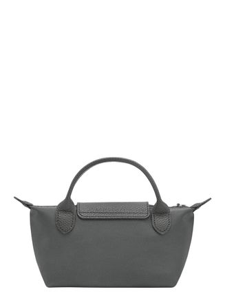 Longchamp Womens Mini Bag Le Pilage One Grey Canvas