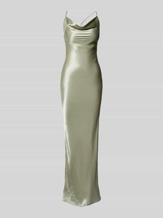 Jake*s Abendkleid mit Wasserfall-Ausschnitt