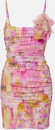 Blumarine Robe imprim&eacute;e en jersey