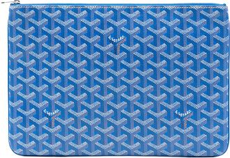 Goyard Blue Goyard Goyardine Senat MM