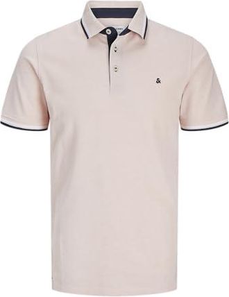 Jack & Jones Jjepaulos Polo Ss Noos Pls Homme Polo, Peach Parfait/Detail:play, 3XL Grande taille