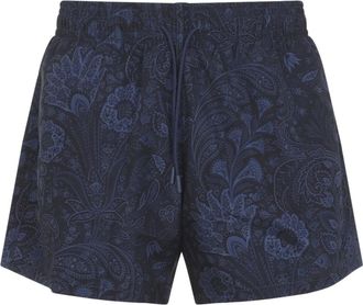 Etro Homme, Maillots de bain, Bleu, Taille: M Swim Trunk Roma Pocket