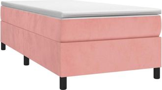 vidaXL Bettgestell Rosa 80x200 cm Samt Vidaxl