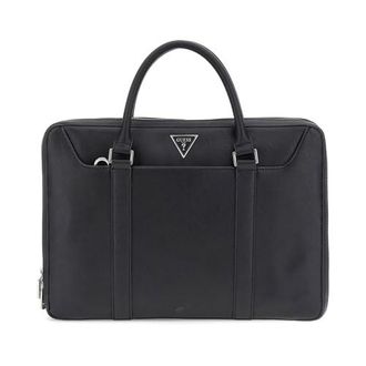 Guess Parma Doc Case W HNDL, Hand Bag Men, Black, Taille Unique