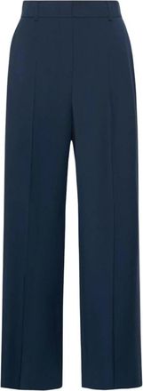 Max Mara Visivo Palazzo Pantalons - Femme - Pantalons - Bleu - Taille: 38 FR