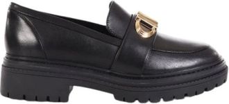 Michael Kors Femme, Chaussures, Noir, Taille: 40 EU Mocassin en cuir Parker