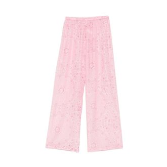 MC2 Saint Barth Femme, Pantalons, Rose, Taille: 38 FR Amalia Wide Pantalons