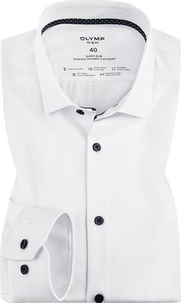 Olymp Herren Hemd weiß Slim Fit