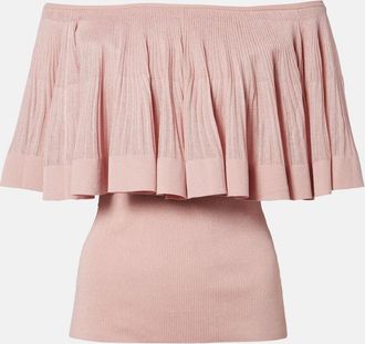 Zimmermann Top Luna &agrave; encolure bardot