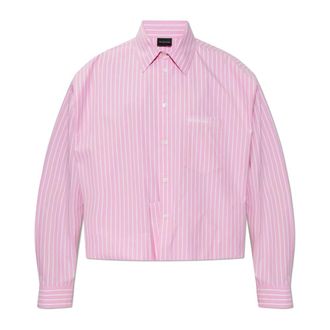 Balenciaga Oversized Hemd - - Blouses & Shirts - Damen - Rosa - S