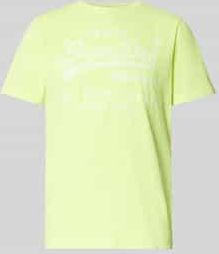 Superdry T-Shirt mit Label-Print Modell Neon