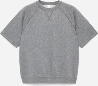 Arket Kurz&auml;rmliges Sweatshirt -Grau