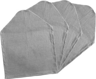 NUOBESTY 2 Paare Elastische Sofafleecedeckel Weiche Strapazierf&auml;hige Armlehnenbez&uuml;ge rutschfeste Couch Armlehnenhussen in Hellgrau Maschinenwaschbar Einfacher 