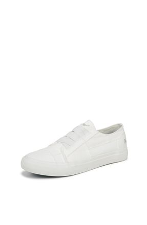 Blowfish Damen Marley/Mary/Marleymarley Modischer Sneaker, Wei&szlig;e Leinwand, 38 EU