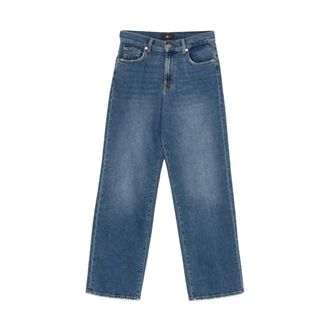 7 For All Mankind Femme, Jeans, Bleu, Taille: W29 Stovepipe Straight