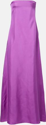 CHRISTOPHER ESBER Off-Shoulder-Robe aus Seidensatin