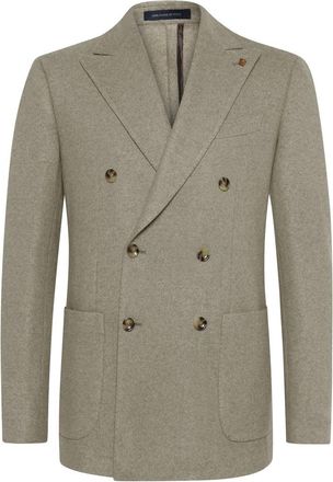 Sartoria Latorre Softes und teilgefüttertes Kaschmir-Sakko mit fallendem Revers in