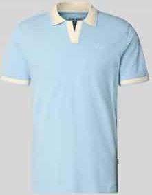 Blend Regular Fit Poloshirt mit Label-Stitching Modell EVO