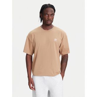adidas T-Shirt Trefoil Essentials JV5944 Beige Oversize