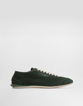 Dolce & Gabbana Schuhe Gimondi Plus Aus Kalbsleder - Mann Schn&uuml;rschuhe Green 44.5