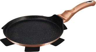 Berlinger Haus Metallic Line- Rose Gold Edition Pfannkuchen Pfanne, 28 cm, Metallic Line Rose Gold Edition BH/6180 Rosegold Edelstahl 18/8