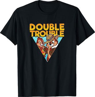 Disney Chip And Dale Yellow Double Trouble Triangle T-Shirt