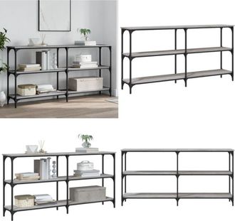 vidaXL Table console sonoma gris 150x29x75 cm bois dingénierie - Table Basse - Table Dappoint - Meuble Dentrée - Table Console - Mobilier Moderne - Home