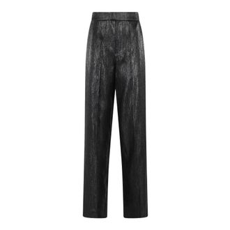 Federica Tosi Klassische Straight Hosen - - Trousers - Damen - Schwarzk - M