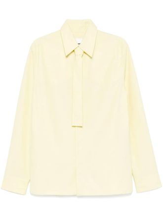 Jil Sander Popeline-Hemd - Gelb