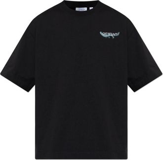 Off-white Homme, Tops, Noir, Taille: 2XL T-Chemises