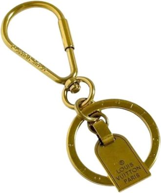 Louis Vuitton unisex, Pre-owned, Jaune, Taille: ONE Size Porte-cl&eacute;s en tissu Pre-owned